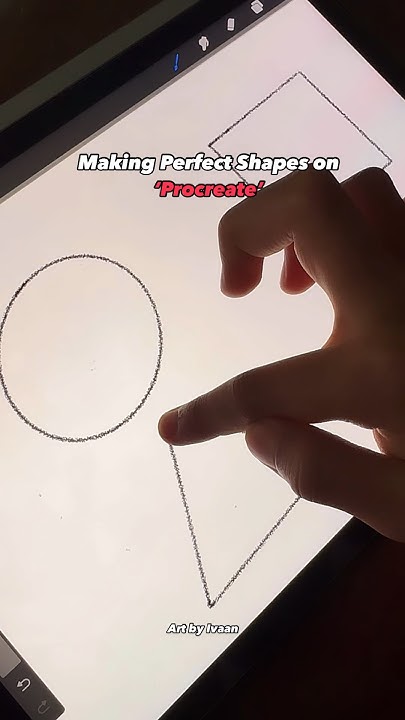 Quick Trick to Make Perfect Shapes on Procreate for Beginners #procreate #procreatetutorials # ...