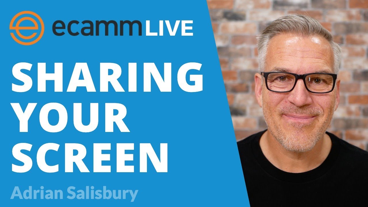 Ecamm Live: How To Share Your Screen In A Live Stream - YouTube