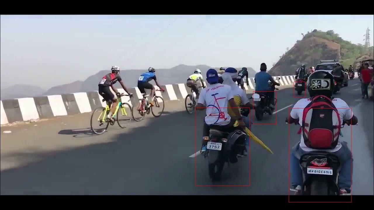 Motor Vehicle detection using YOLOv3 - YouTube