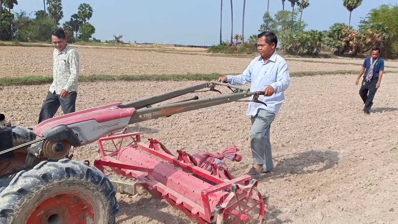 How To Use Rice Drum Seeder Youtube