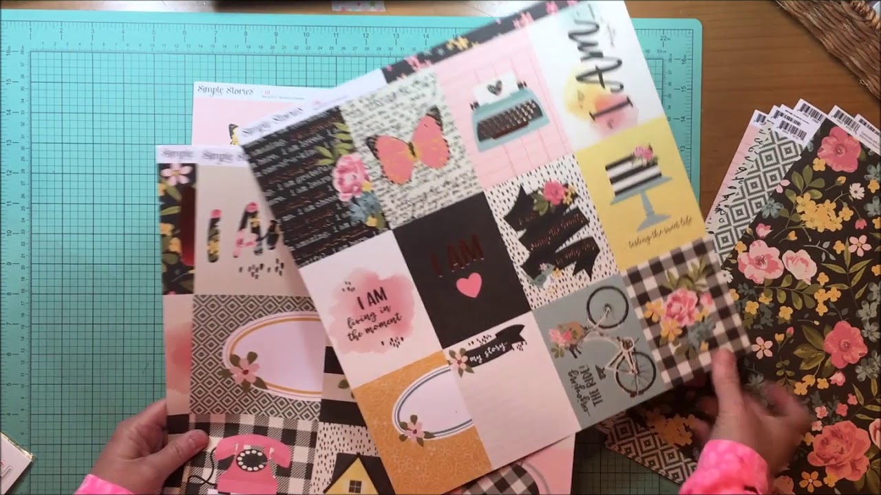 Scrapbook Haul - Simple Stories I Am - YouTube