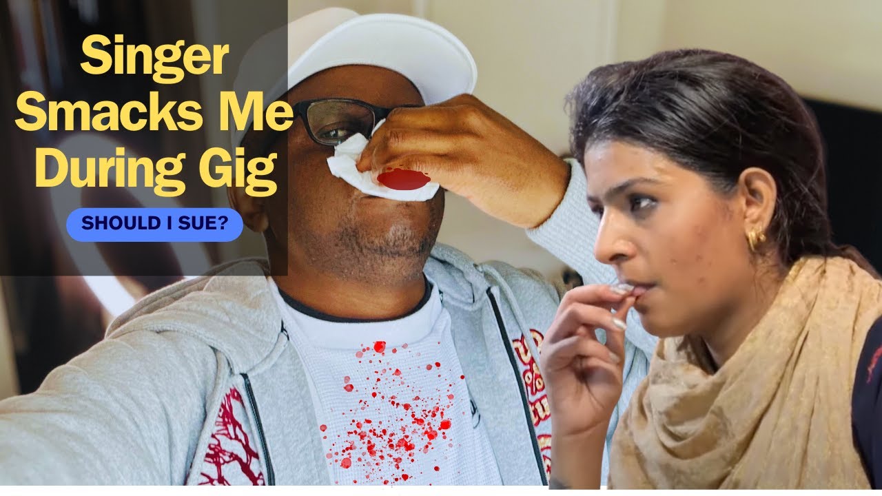 ANGRY SINGER SMACKS ME HARD DURING LIVE SHOW!!!! Should I Sue?? - YouTube