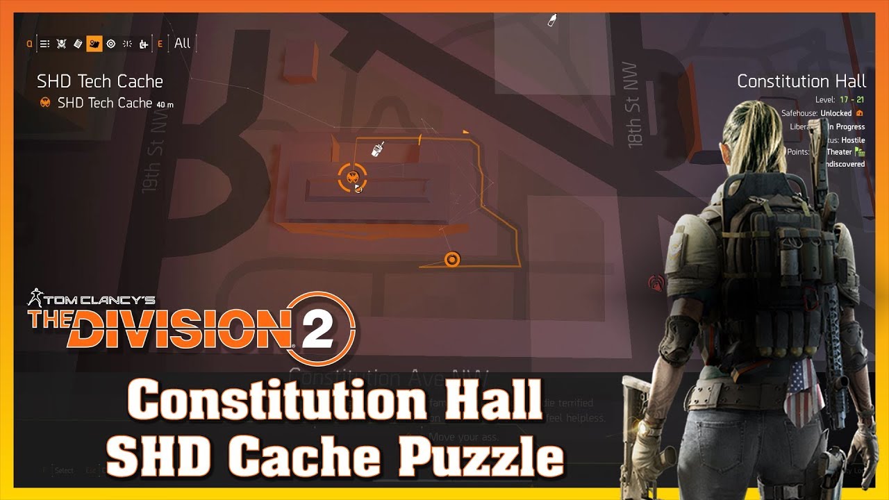 Constitution Hall | SHD Tech Cache | Puzzle 2 |THE DIVISION 2 - YouTube
