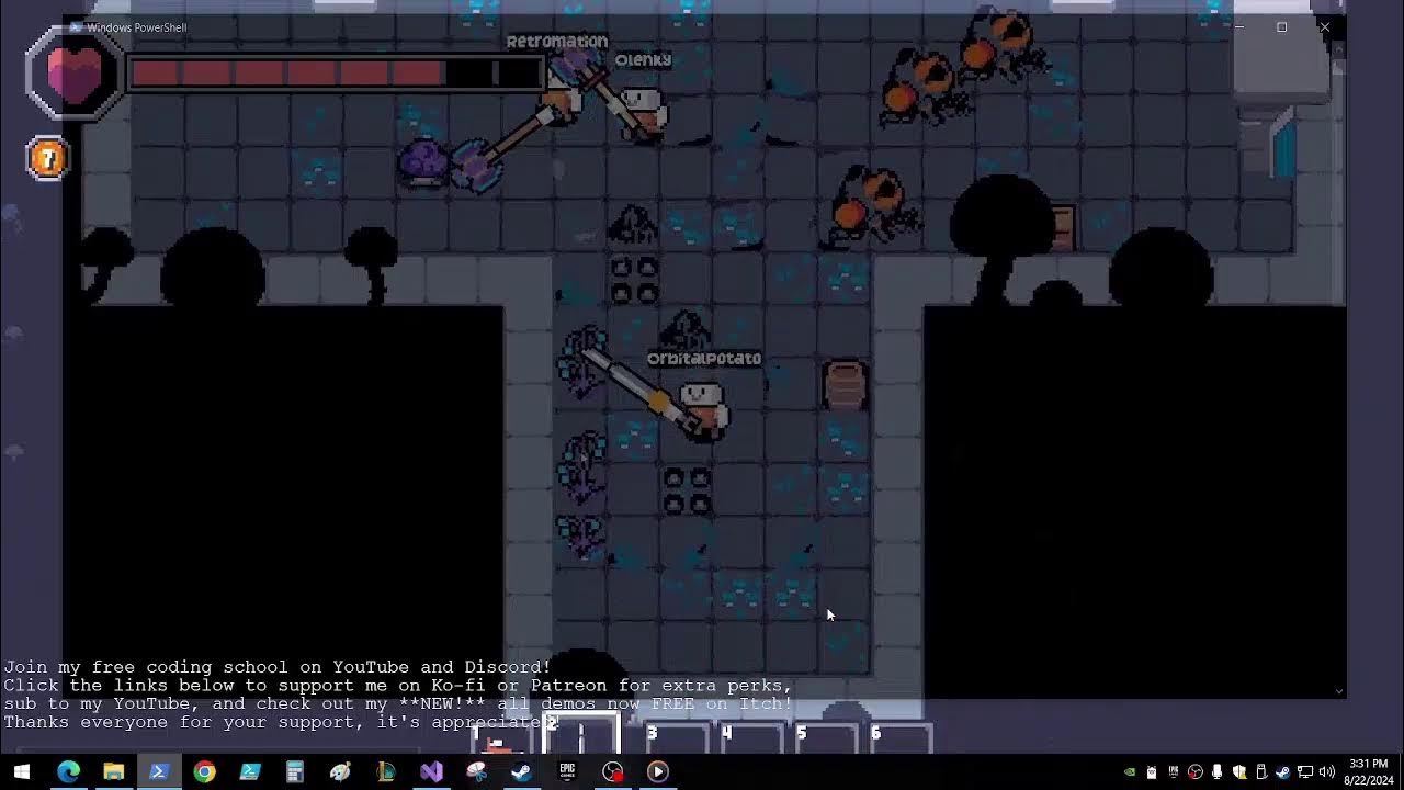 Coding Challenges Game Dev | Space Game Kickstarter | C++ OpenGL Shaders | Python Pygame ...