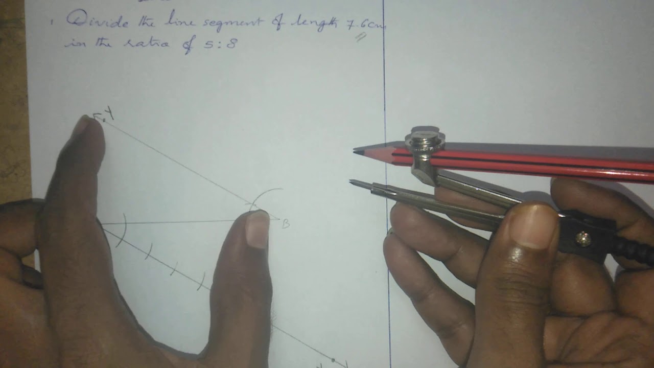 Dividing The Line Segment -Method-2 - YouTube