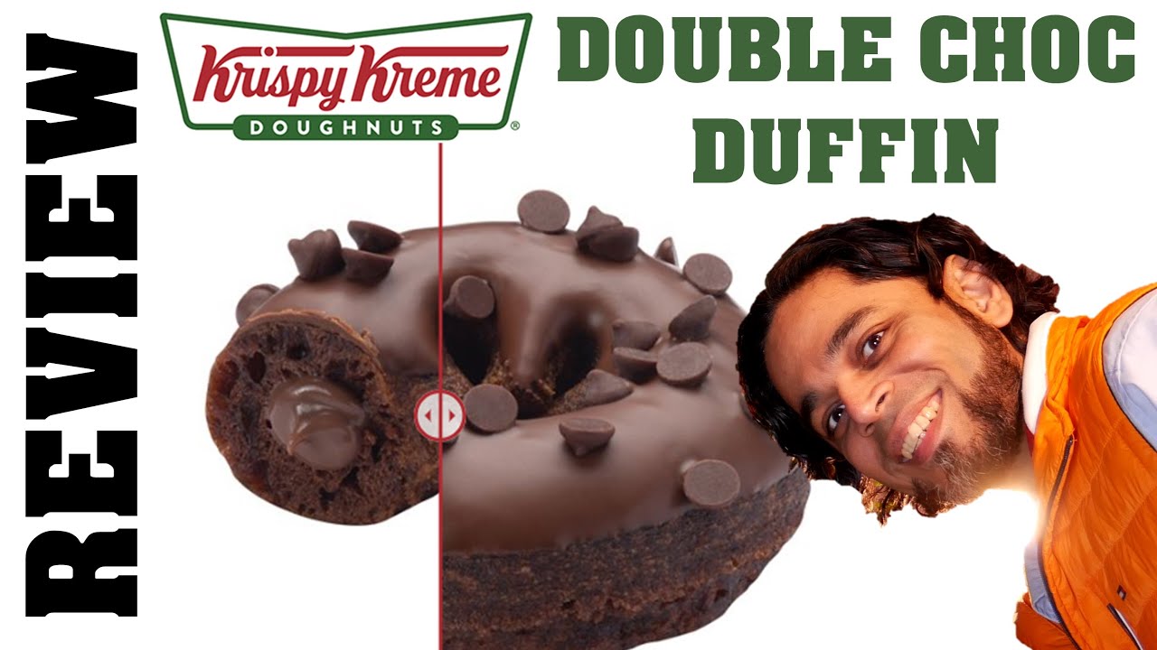 Krispy Kreme - Double Choc Duffin - Donut Review - YouTube