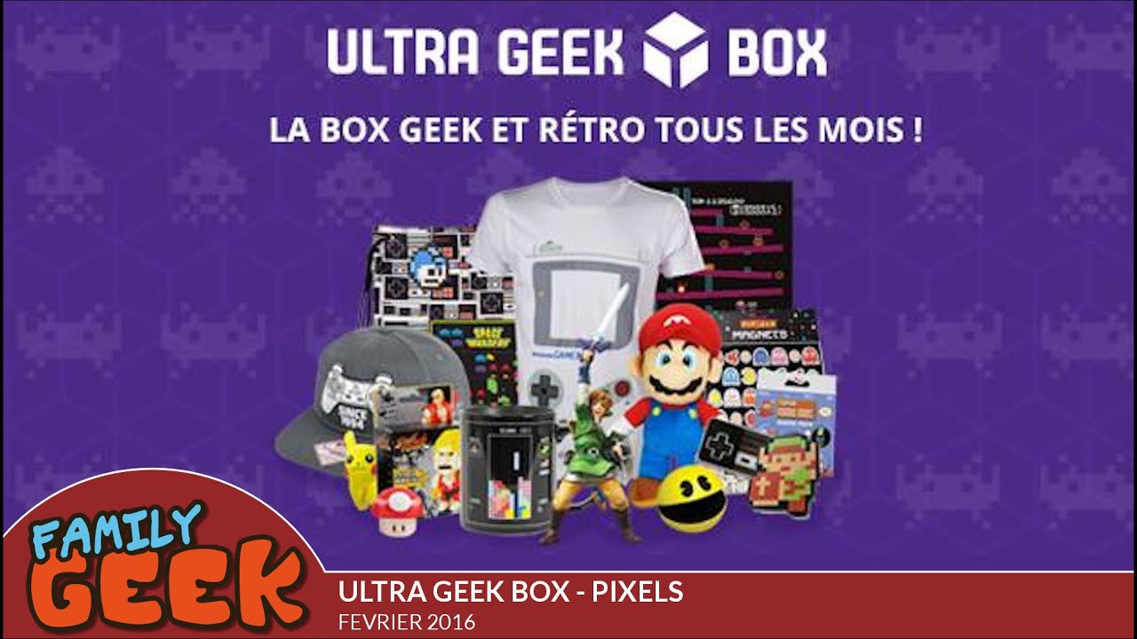 [BOX] ULTRA GEEK BOX Unboxing Février - Ouverture surprise Family Geek - Ejayremy - YouTube