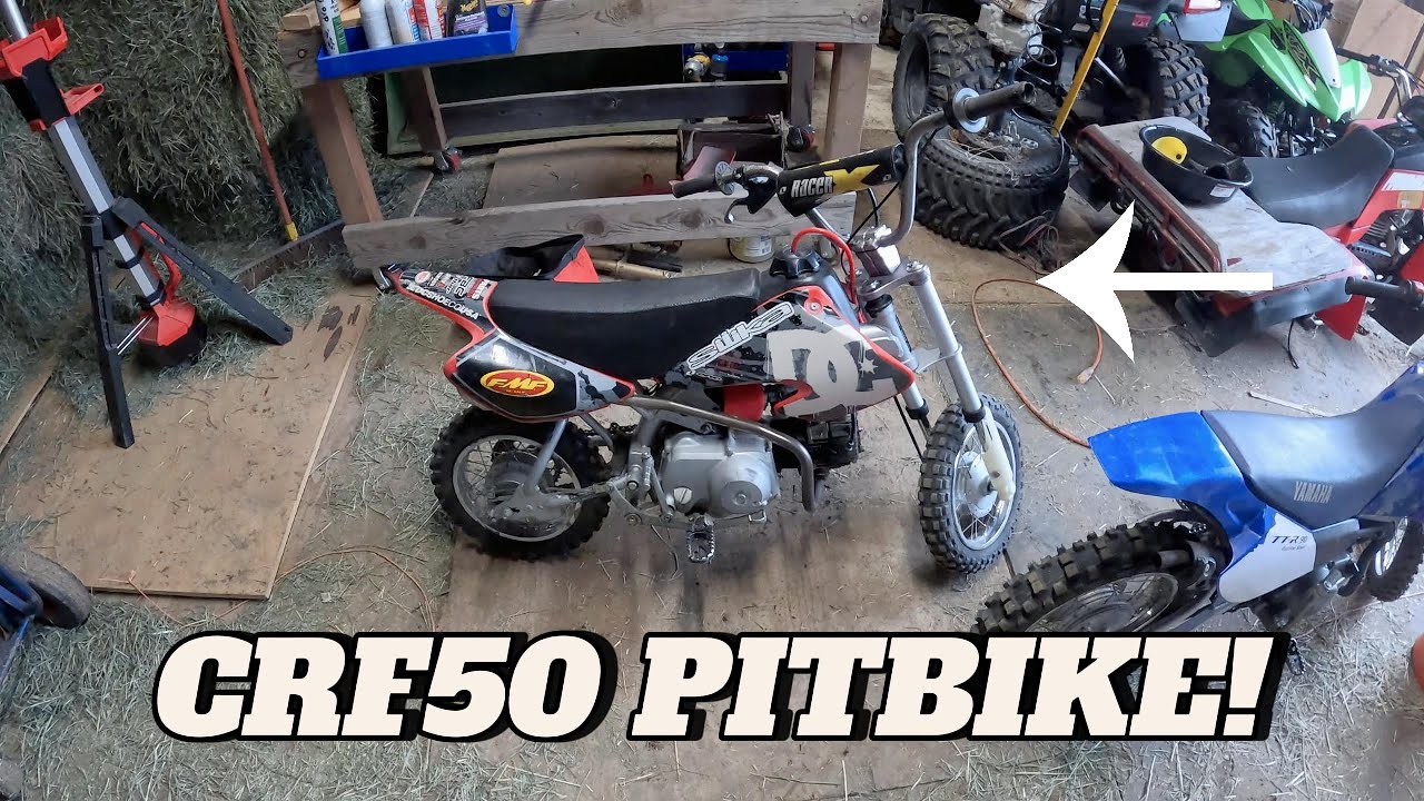 I bought an early 2000's build, Honda CRF50 Pit bike (Old School) - YouTube