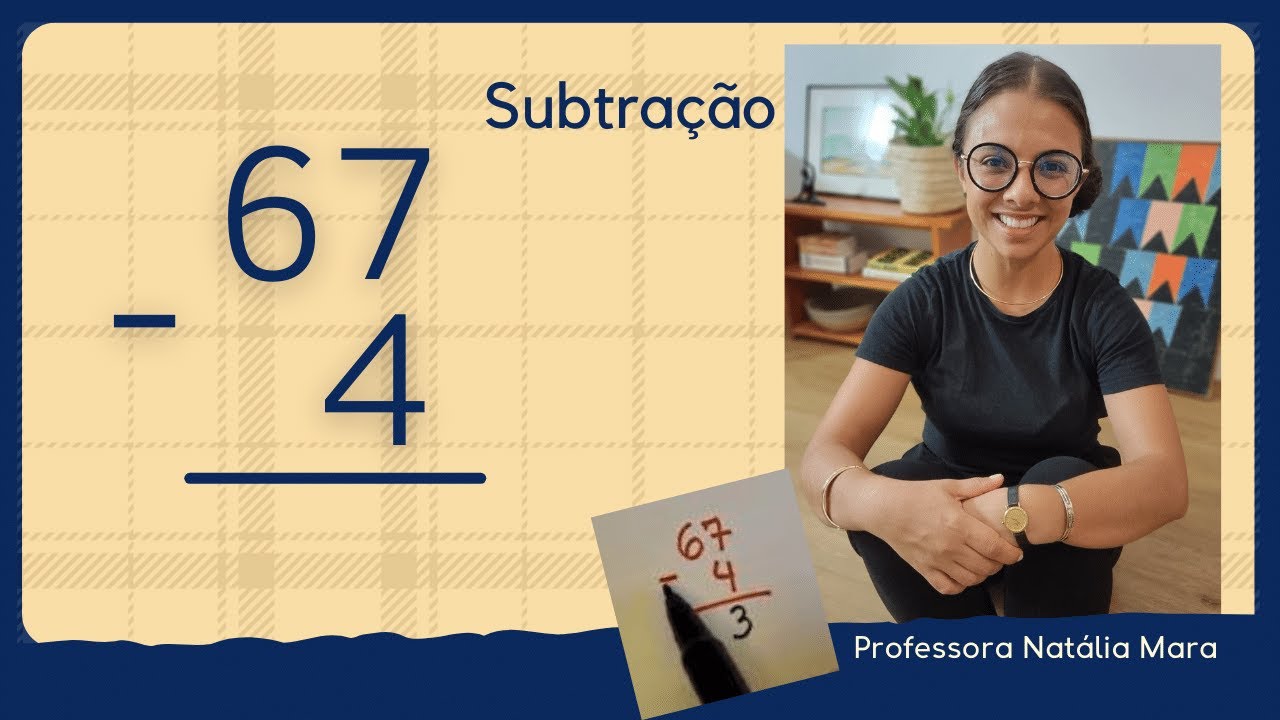 67-4 | 67 menos 4 | Subtração para jovens e adultos | Matemática EJA ...