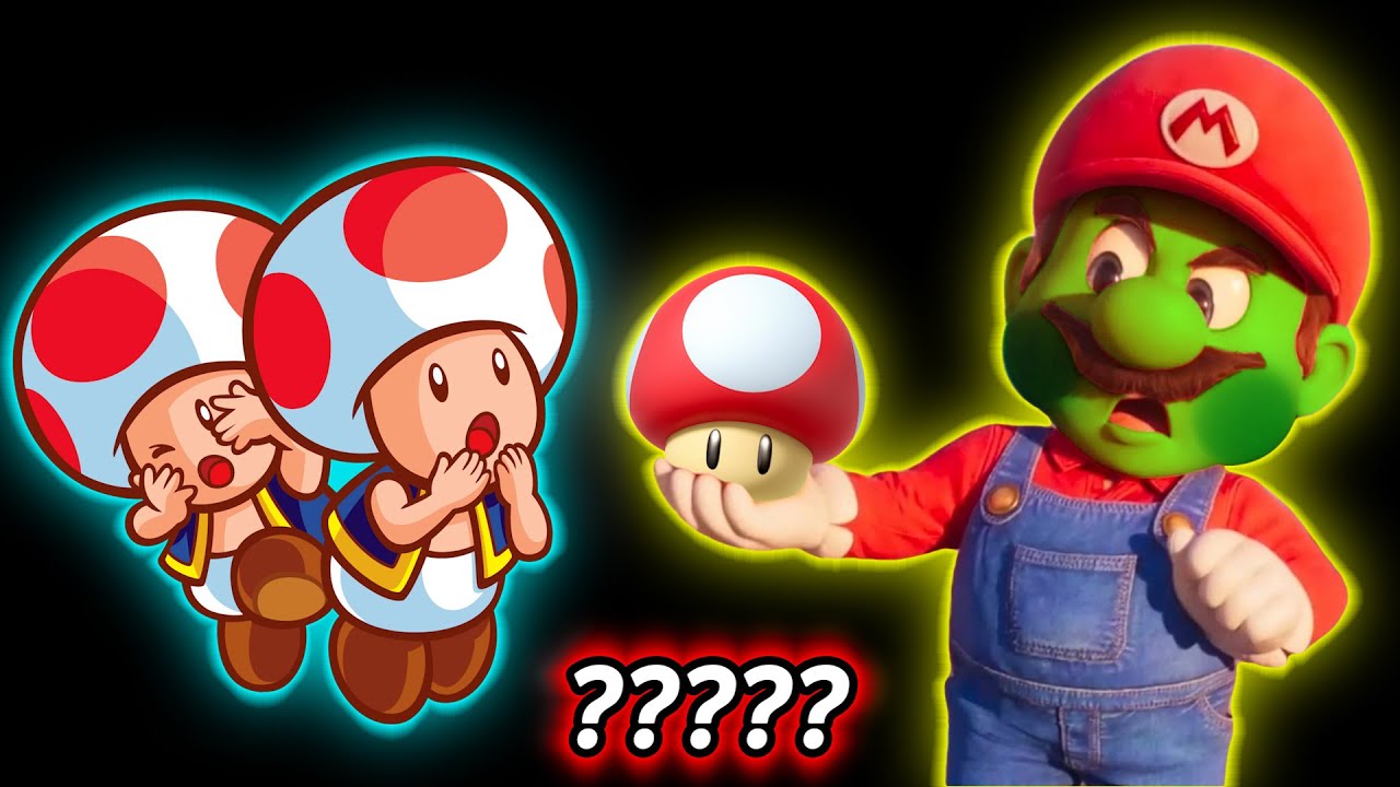 6 The Super Mario Bros. Movie "Unappetizing Mushroom" Sound Variations ...
