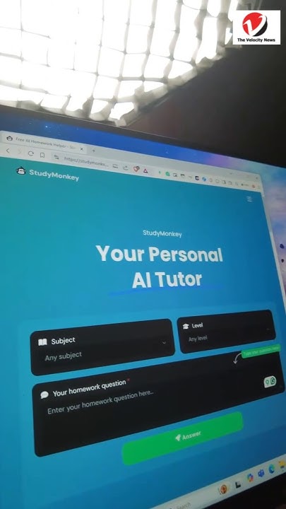 Free AI Homework Helper - Step-by-step AI Tutoring - StudyMonkey.ai #shorts #Thevelocitynews ...