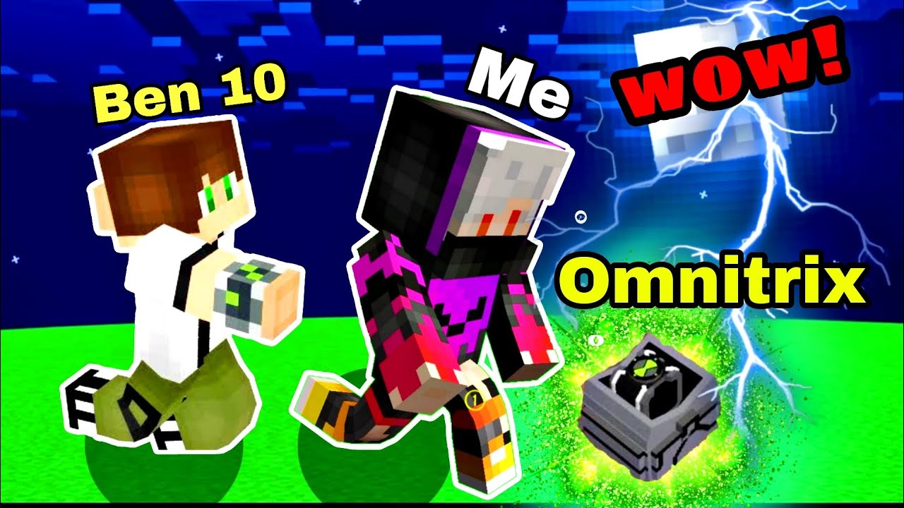 Minecraft but I am Ben 10 🔥😨😱 ||I am playing as a Ben 10 in Minecraft ...