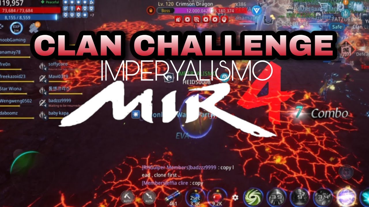 MIR4 CLAN CHALLENGE ASIA 43 IMPERYALISMO 100222 - YouTube