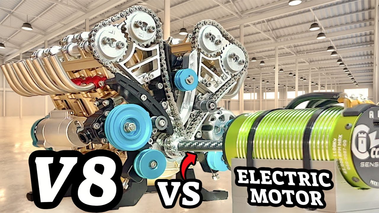 Building A Functional V8 Scale Model Engine