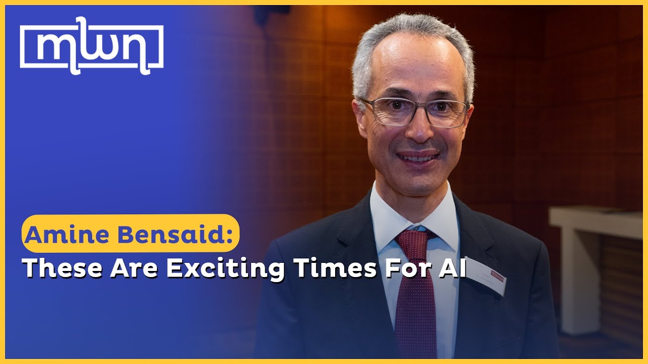 Amine Bensaid: These Are Exciting Times For AI - YouTube