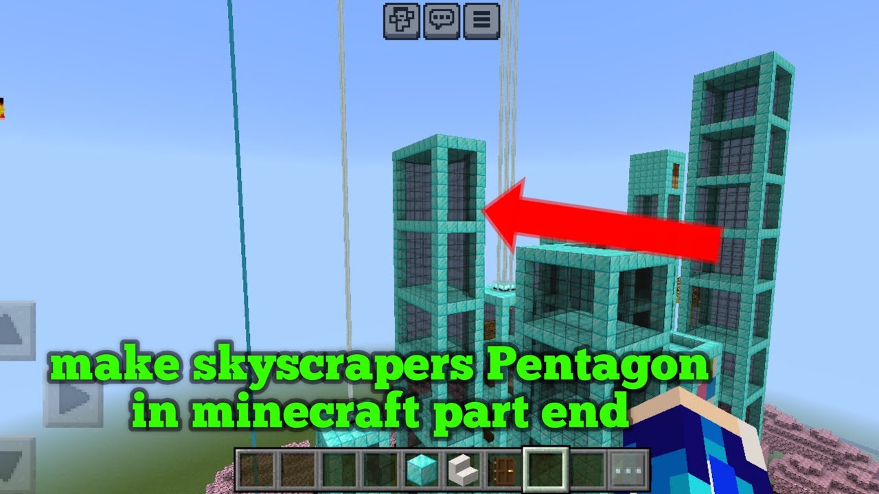 I,m crafts skyscrapers pentagon in minecraft part end - YouTube