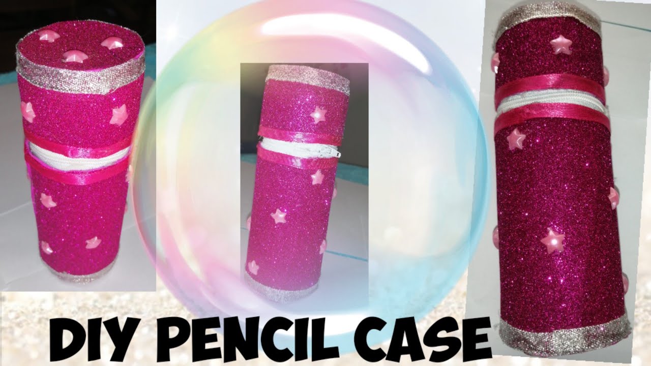 How to make pencil case/Recycled crafts ideas - YouTube