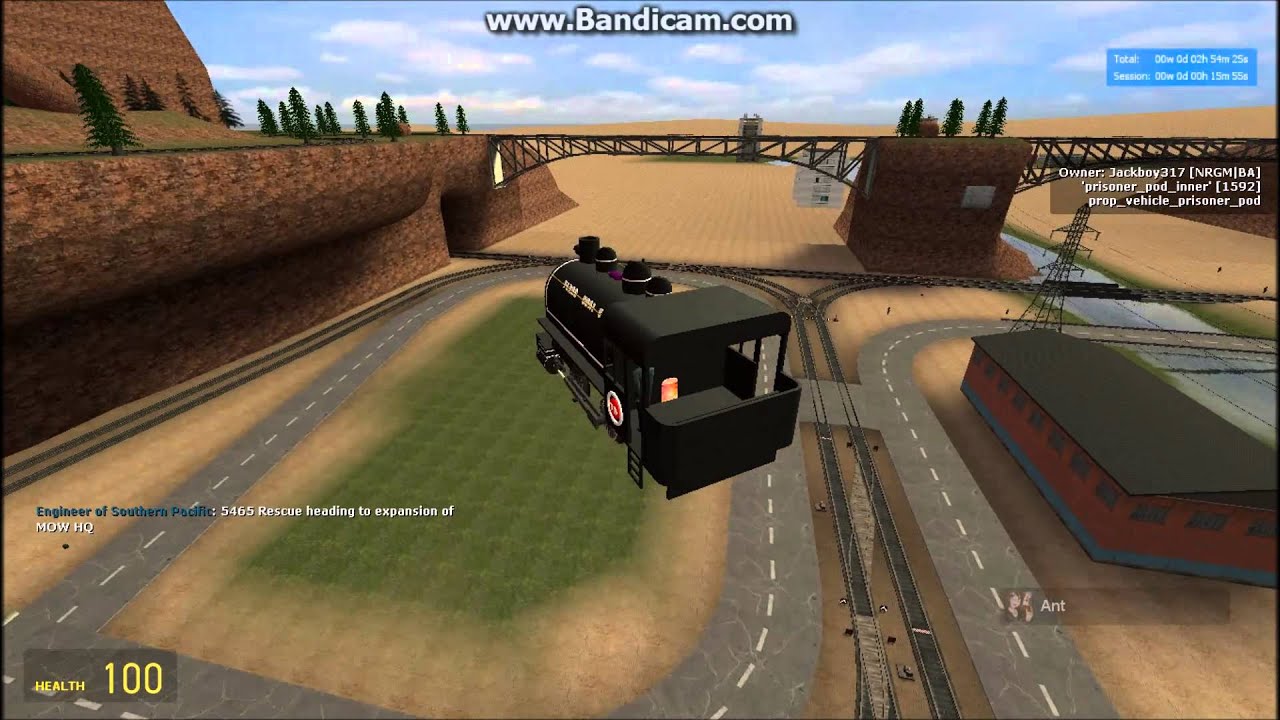 Gmod Train Fun! Trying to FLY! - YouTube