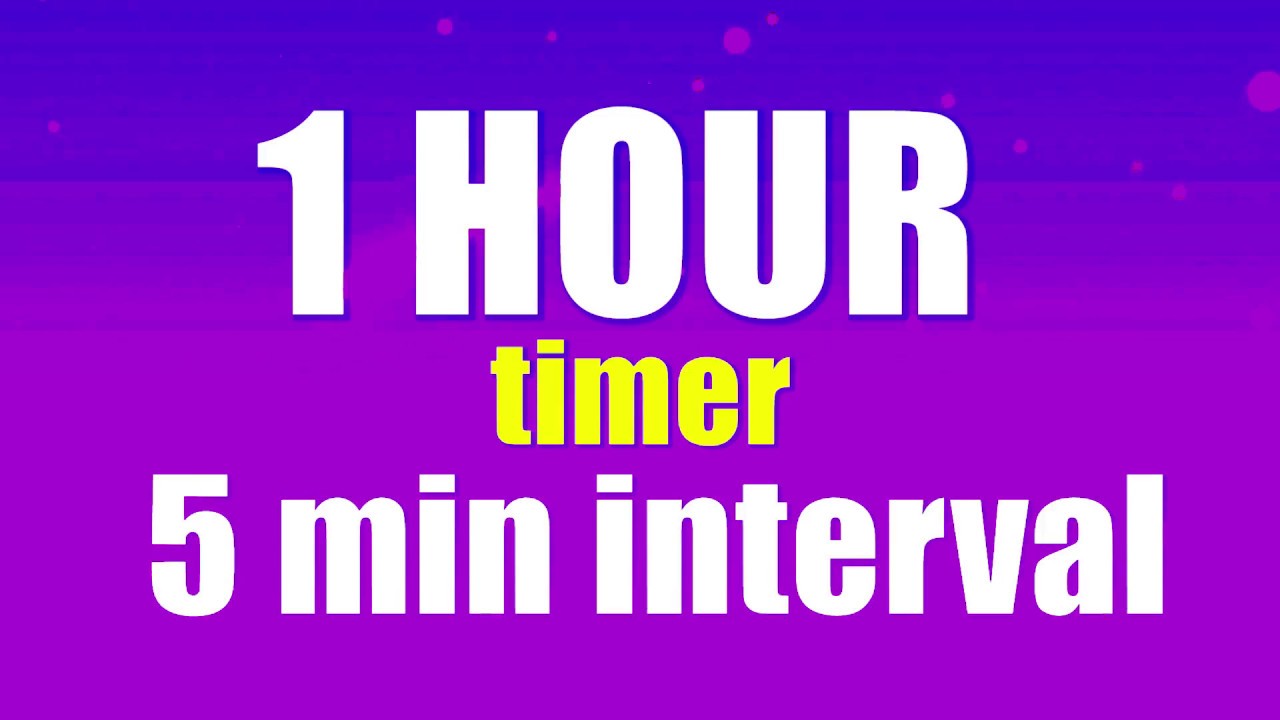 1 hour 5 min interval VOICE timer SECTOR graphics - YouTube