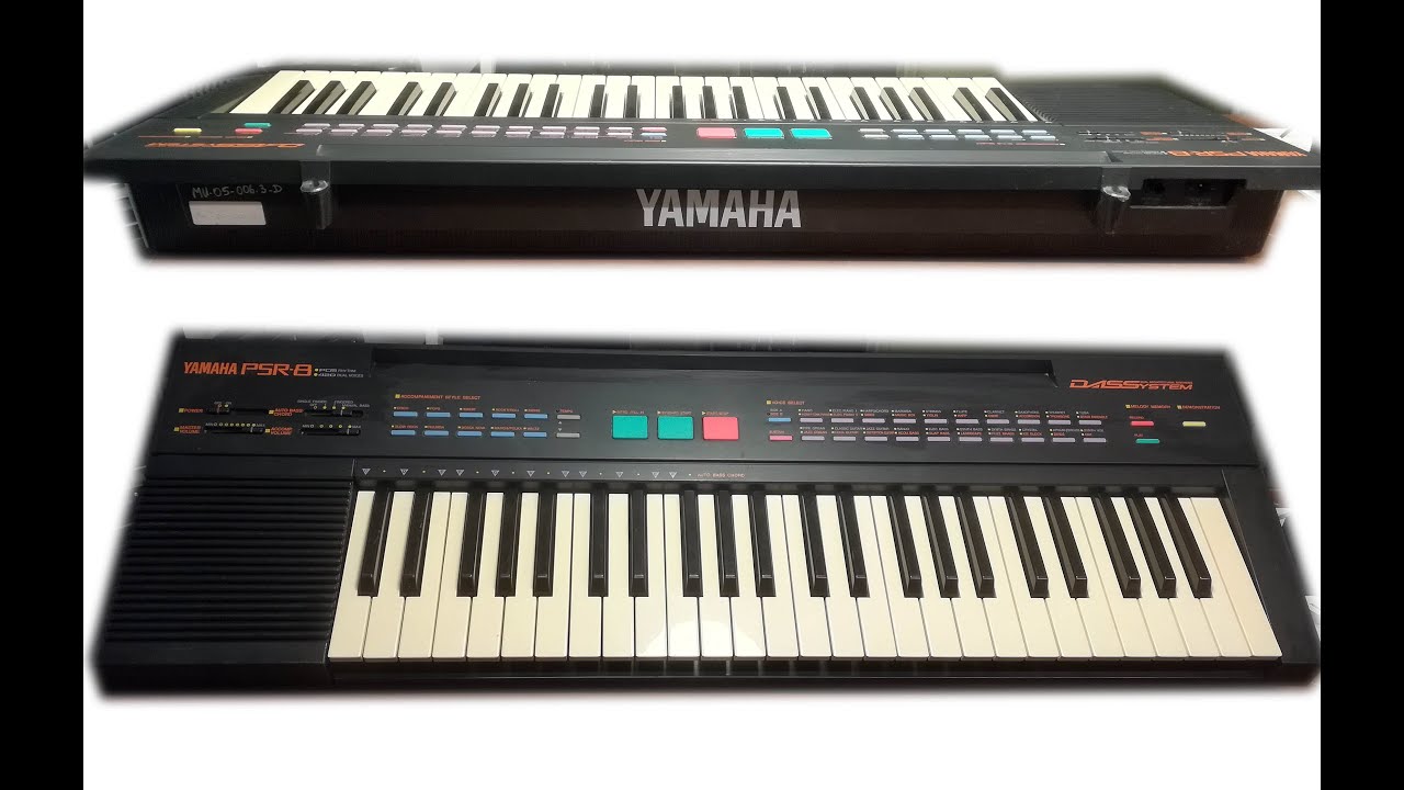 YAMAHA PSR - 8 (sound and styles demonstration) HiQ sound - YouTube