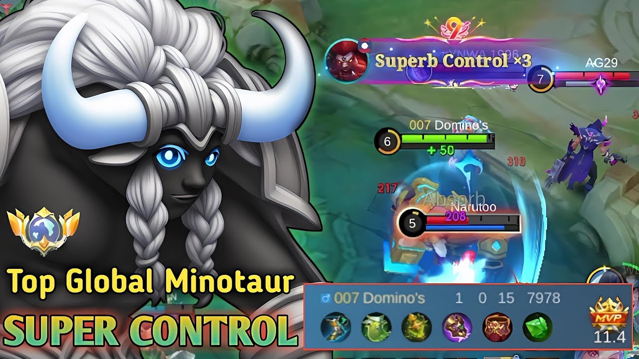 Perfect CC!! Minotaur Revamp with Build Full Regen MVP Plays! - Build ...