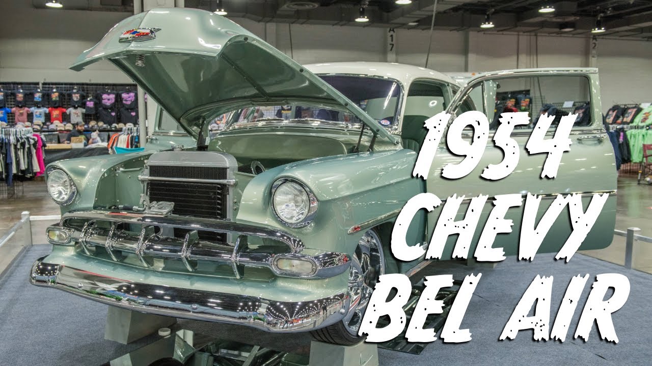 Revving Up Nostalgia: An In-Depth Tour of the 1954 Chevy Bel Air - YouTube