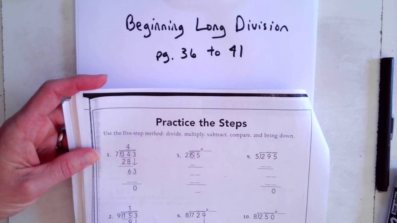 Beginning Long Division - YouTube