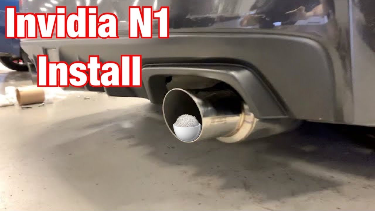 Subaru WRX Invidia N1 Exhaust Install - YouTube