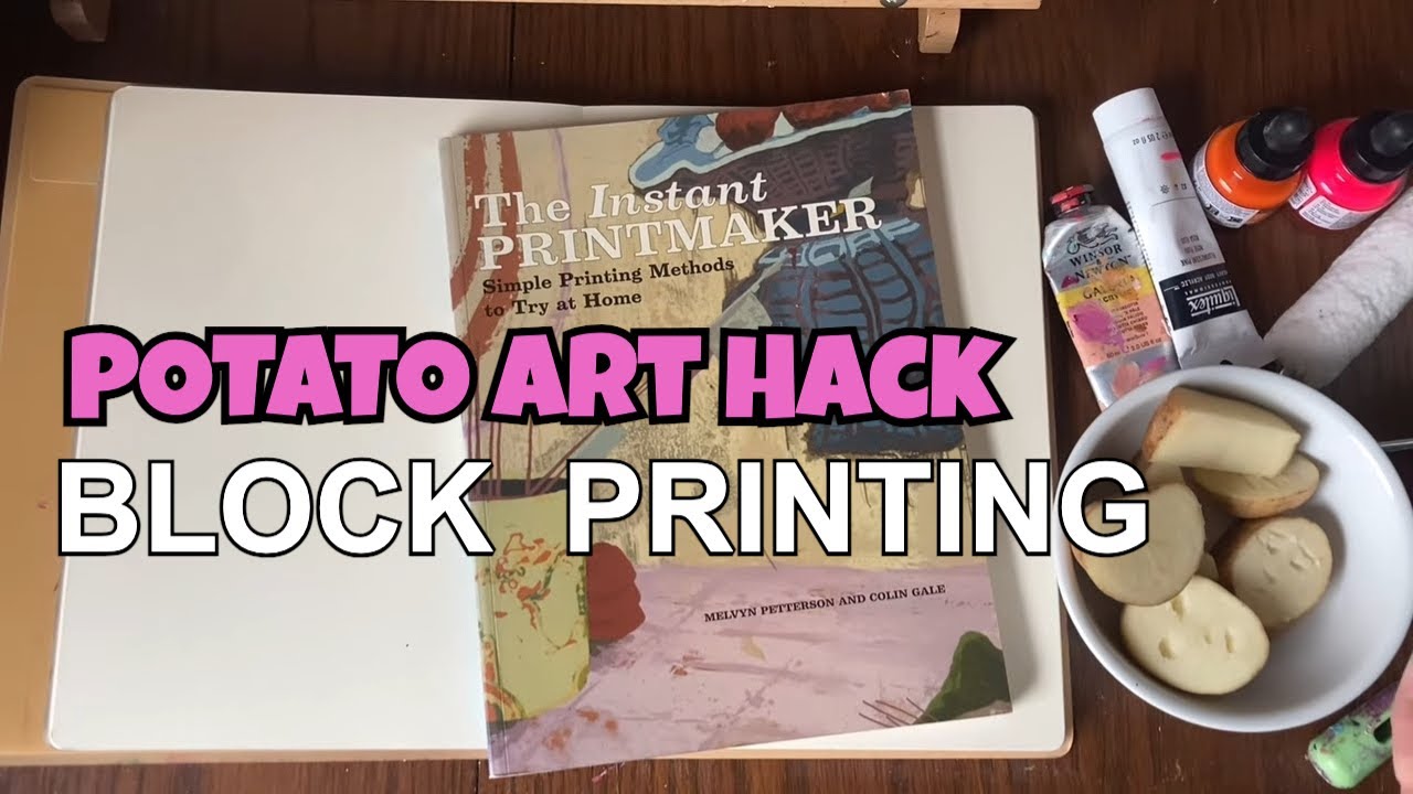Block Printing for Fun 🙌🥔 - YouTube