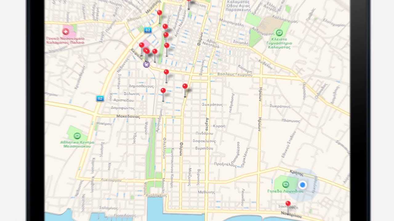 Kalamata City Guide Map Teaser - YouTube