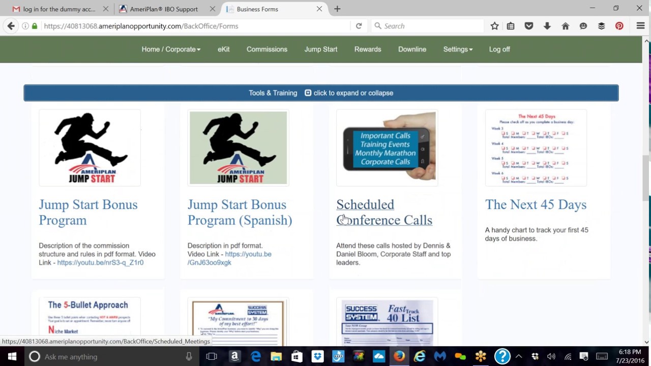 Backoffice AmeriPlan - YouTube