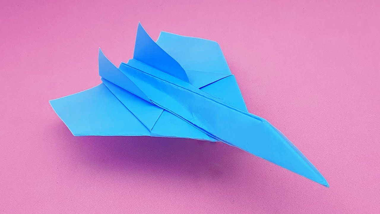 Fighter Plane Making Tutorial | Cool Design Origami Jet Fighter ...