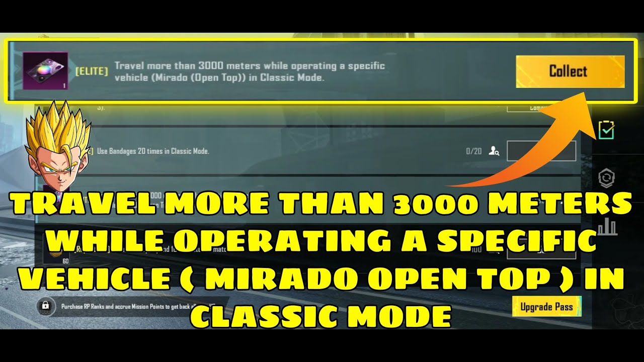 TRAVEL MORE THAN 3000 METERS WHILE OPERATING A SPECIFIC VEHICLE MIRADO ...