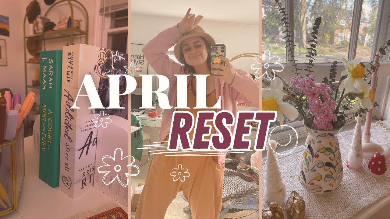 APRIL RESET 🌷🌞 books, mood boards and favorites - YouTube