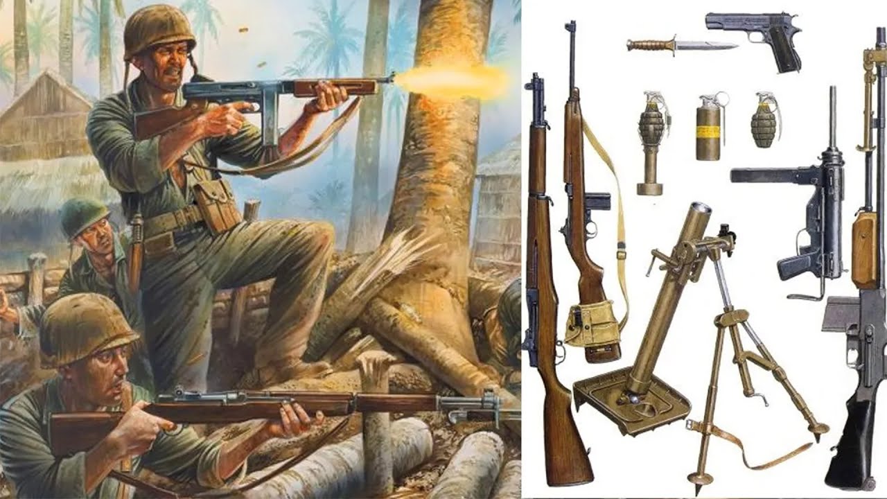 Les 10 Armes Américaines de la Seconde Guerre Mondiale - YouTube