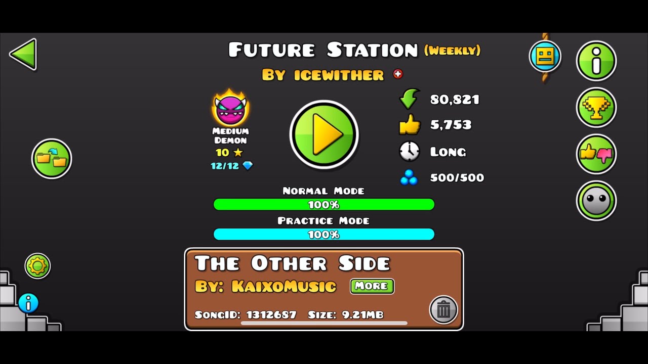 “Future Station” by IceWither 100% Complete (Weekly Demon) | Geometry ...
