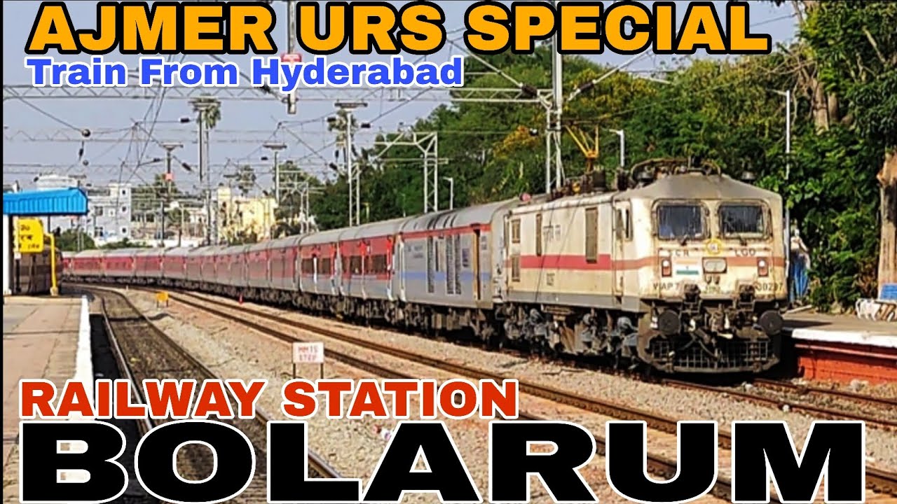 [BMO-1] Trains spotting at Bolarum Station || Ajmer urs special train ...