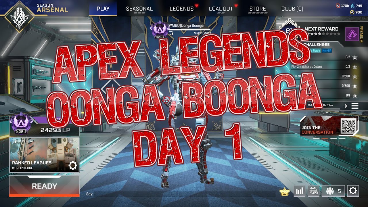 Apex Legends (Day 1) Oonga Boonga - YouTube