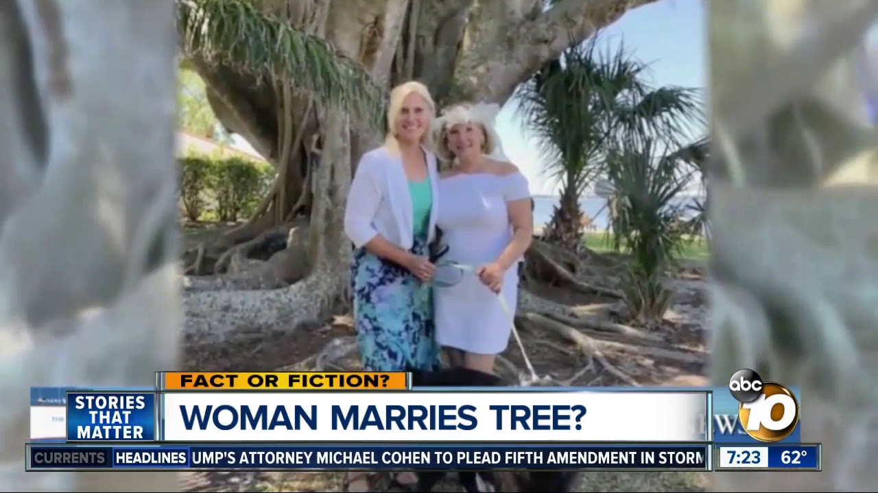 Fact or Fiction: Woman marries tree? - YouTube