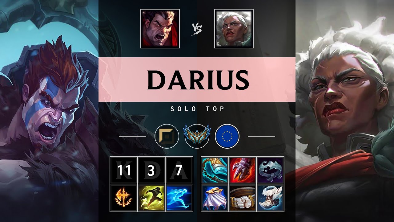 Darius Top vs Ambessa - EUW Challenger Patch 25.S1.2 - YouTube