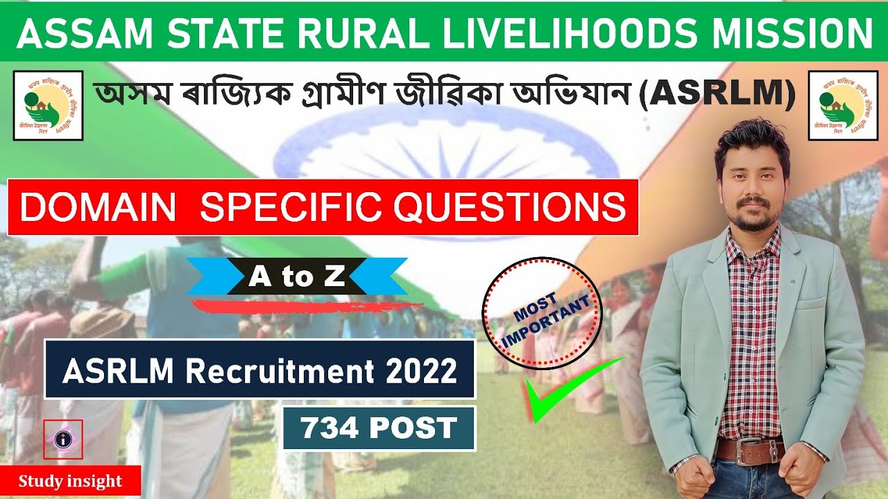 ASRLM Domain Specific Questions | Study insight - YouTube