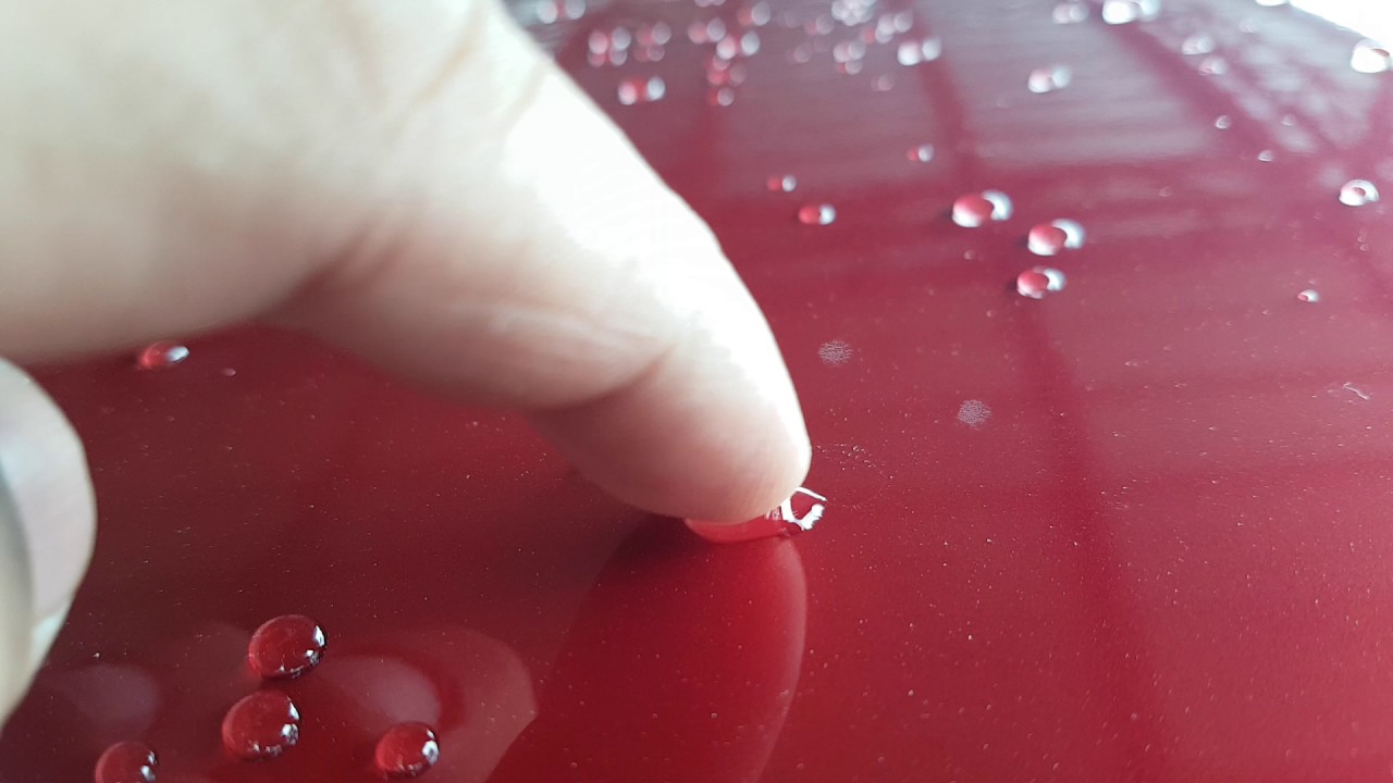 Water Repellency Test 3 - YouTube