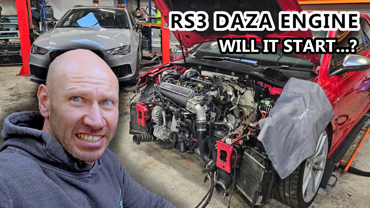 Will the RS3 DAZA Engine Start...? // Part 3 // Golf R - YouTube