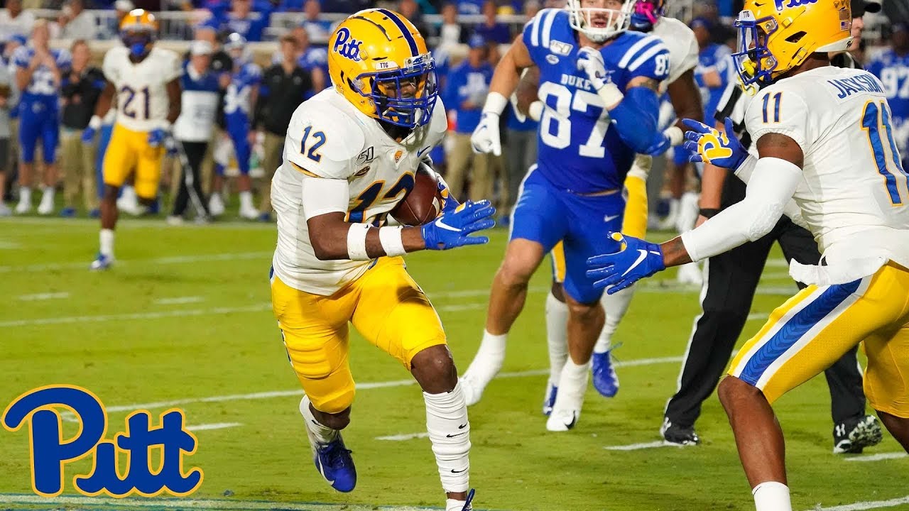 Pitt's Paris Ford Returns Tipped Pass For A Pick-6 - YouTube