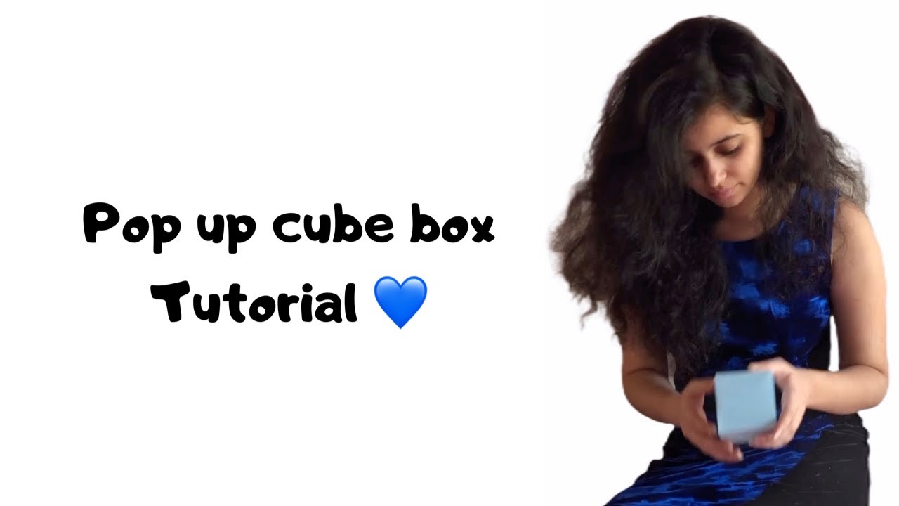 Easy pop up cube tutorial 😍 - YouTube
