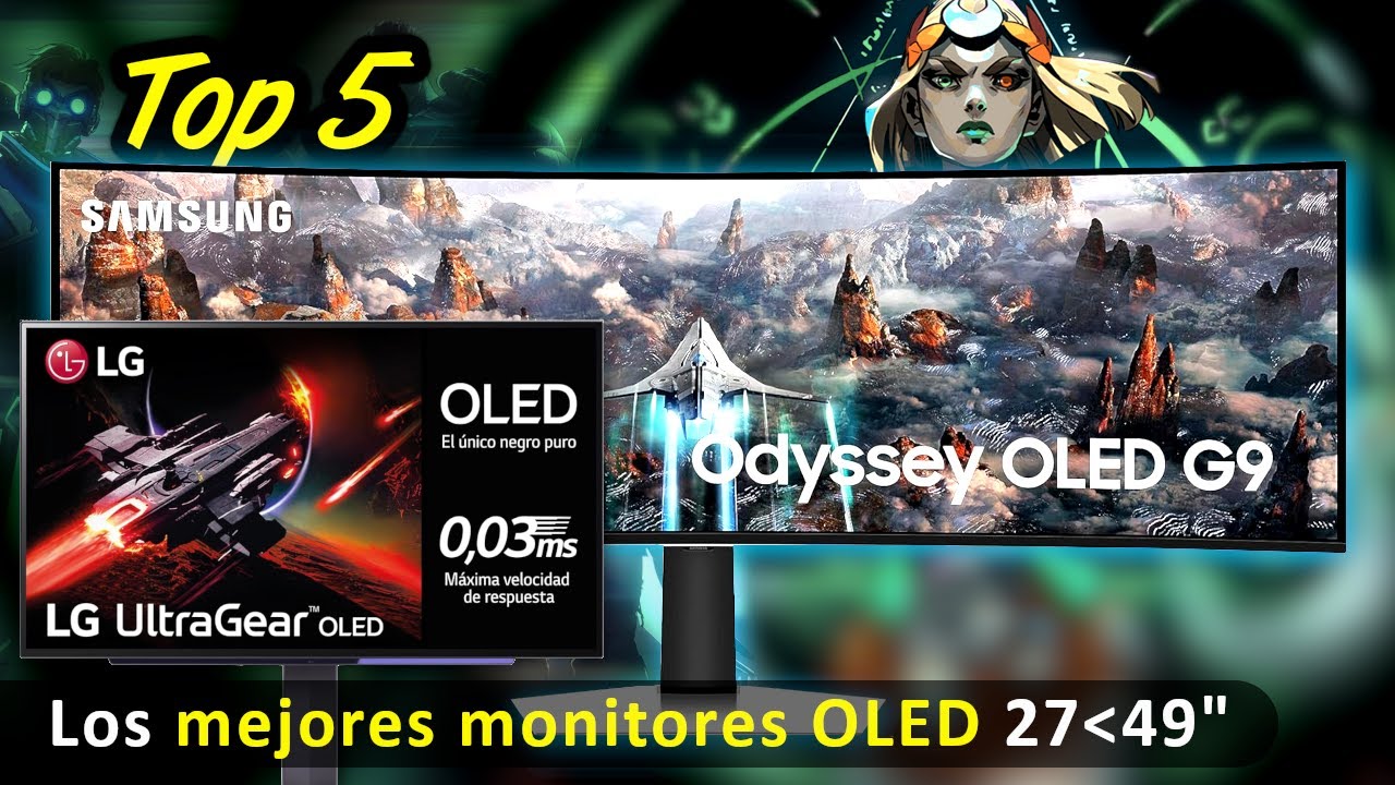 Top 5 mejores monitores OLED del momento 📺 (HDR, HDMI 2.1, UltraWide ...