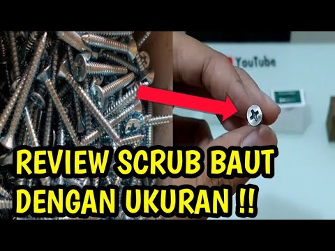 Review Scrub Baut Dengan Ukuran - YouTube