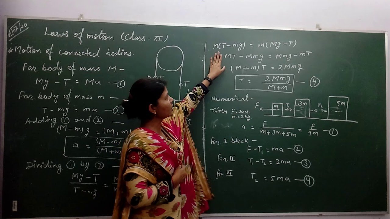 Motion of connected bodies - YouTube