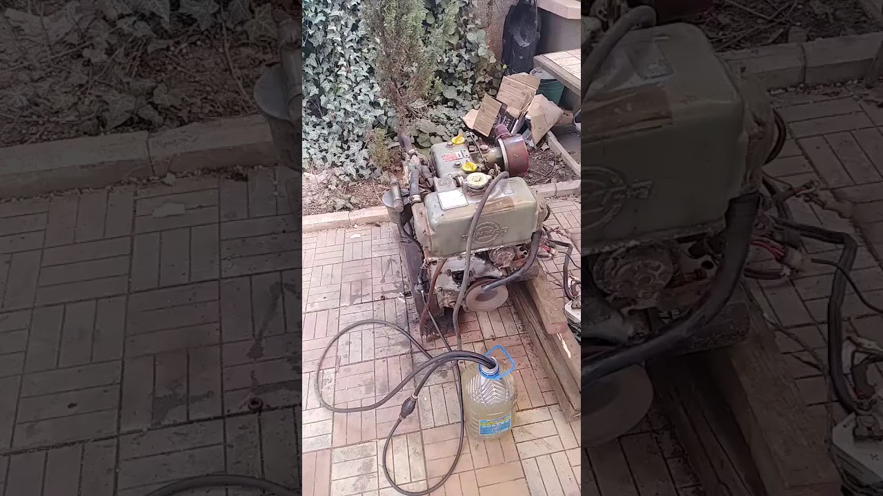 Стационарный дизельный двигатель Yanmar 2qm 15-20 - YouTube