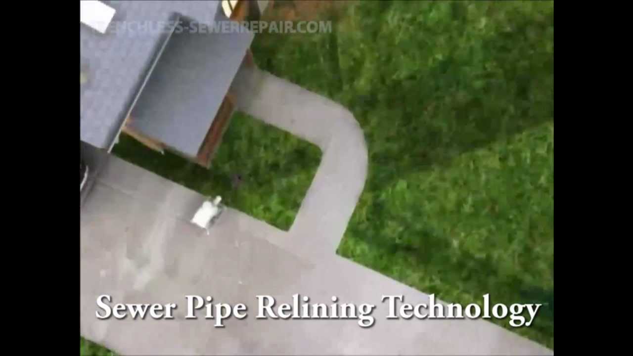 Trenchless Sewer Line Replacement - Sewer Pipe Relining - YouTube